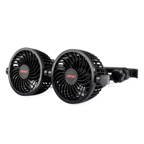 Ventilator za auto auto ventilator dupli 12V za naslon za glavu – Amio 03008