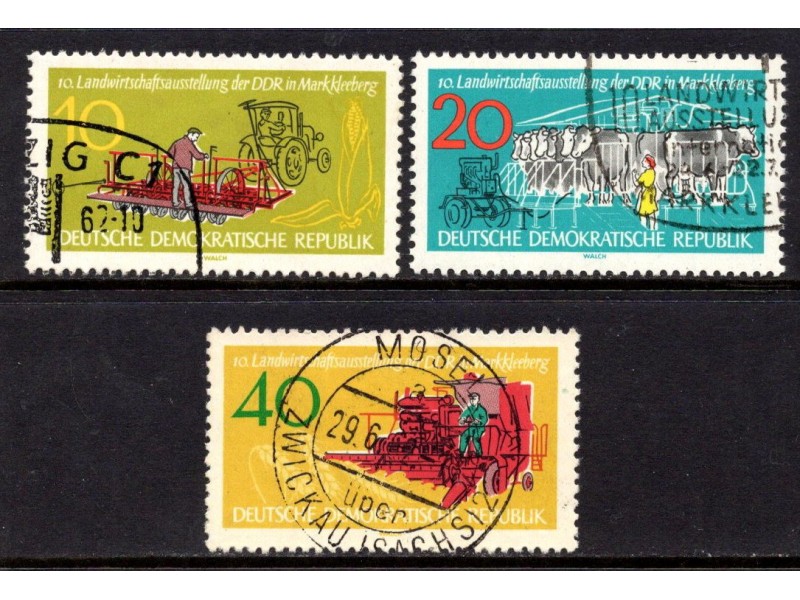 Nemačka DDR 1962. Komplet serija