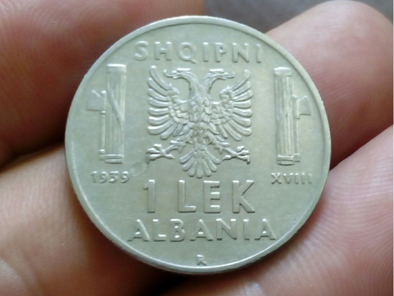 Albanija, 1 Lek 1939