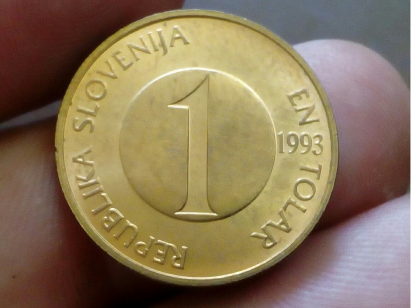 Slovenija, 1 tolar 1993