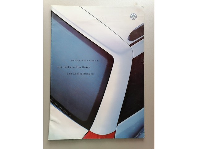 Katalog VW Golf 4 Variant - tehnički podaci i oprema