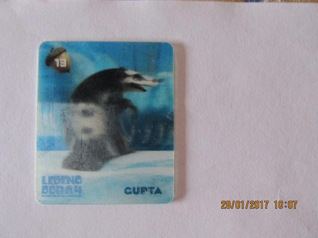 (N-70.377) Ledeno doba 4, 3D kartica broj 13