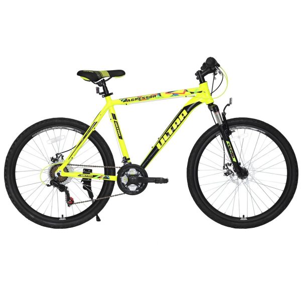 ULTRA Bicikl 26" ULTRA AGRESOR AL 2022 / Yellow 520mm