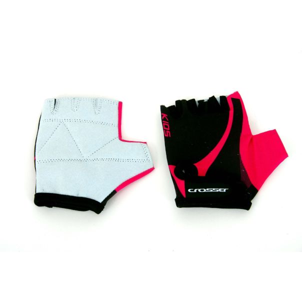 TOURDEFRANCE Rukavice dečije CROSSER CG-KIDS 367 SHORT FINGER black/pink 4XS