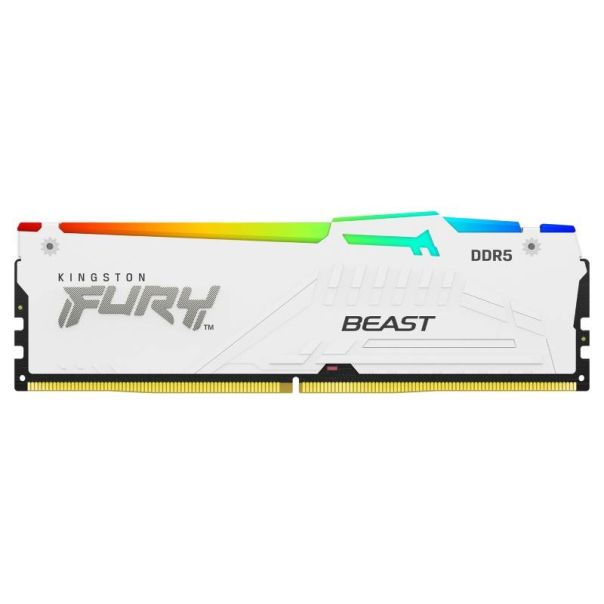 KINGSTON DIMM DDR5 64GB (2x32GB kit) 5200MT/s KF552C36BWEK2-64 Fury Beast White Expo