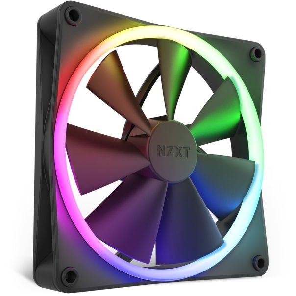 NZXT F140 RGB 140mm ventilator crni (RF-R14SF-B1)