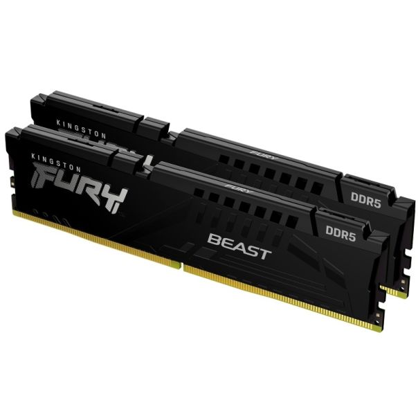 KINGSTON DIMM DDR5 64GB (2x32GB kit) 5200MT/s KF552C40BBK2-64 Fury Beast black