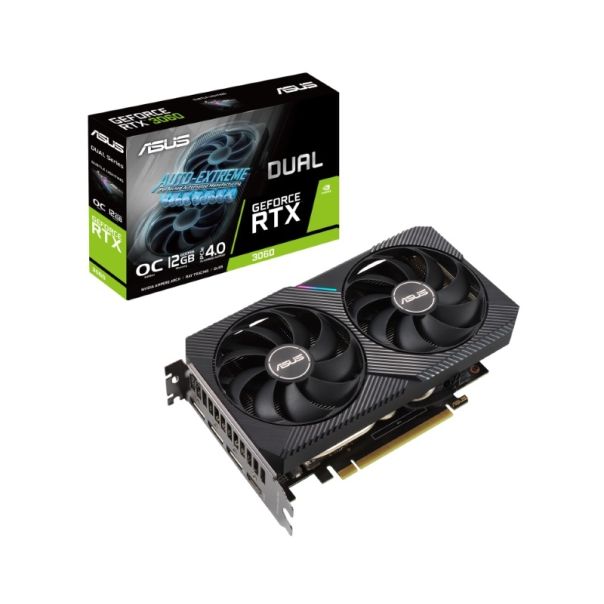 ASUS Grafička karta RTX 3060 12GB DUAL-RTX3060-O12G-V2 LHR