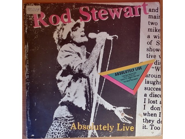 2LP ROD STEWART - Absolutely Live (1982) 1. press, VG
