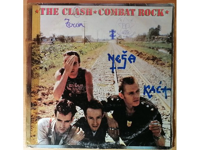 LP CLASH - Combat Rock (1982) YU licenca, G+/G/VG-