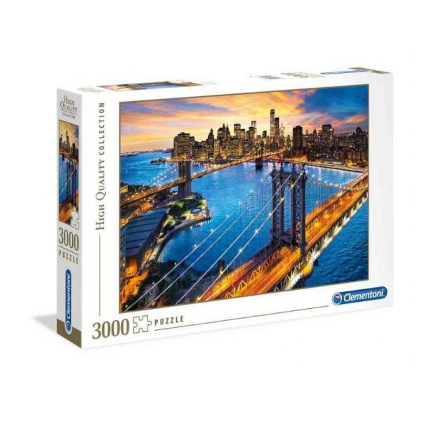 CLEMENTONI Puzzle 3000 delova Hqc New York CL33546