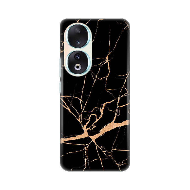 Maska Silikonska Print za Honor 90 All Black