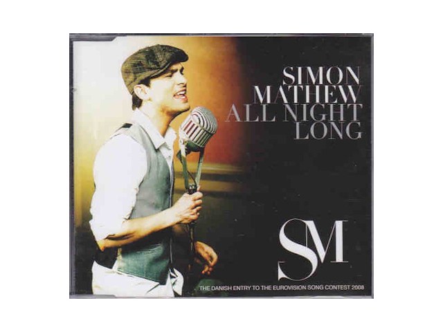 Simon Mathew ‎– All Night Long CD, Single u Foliji