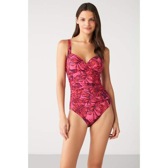 Rozinis Leaf Pattern Covered Swimsuit