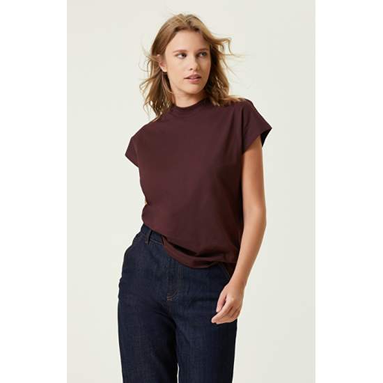 Burgundy T-shirt