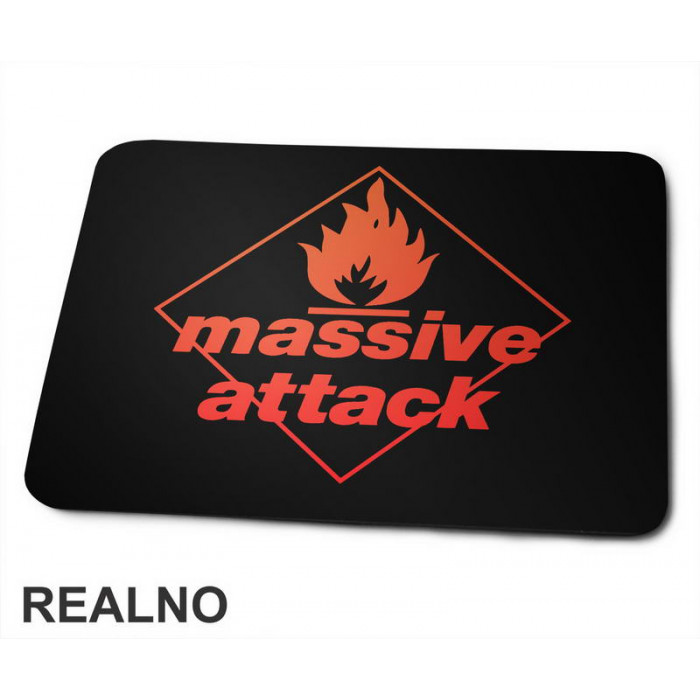 MASSIVE ATTACK LOGO - MUZIKA - PODLOGA ZA MIŠ