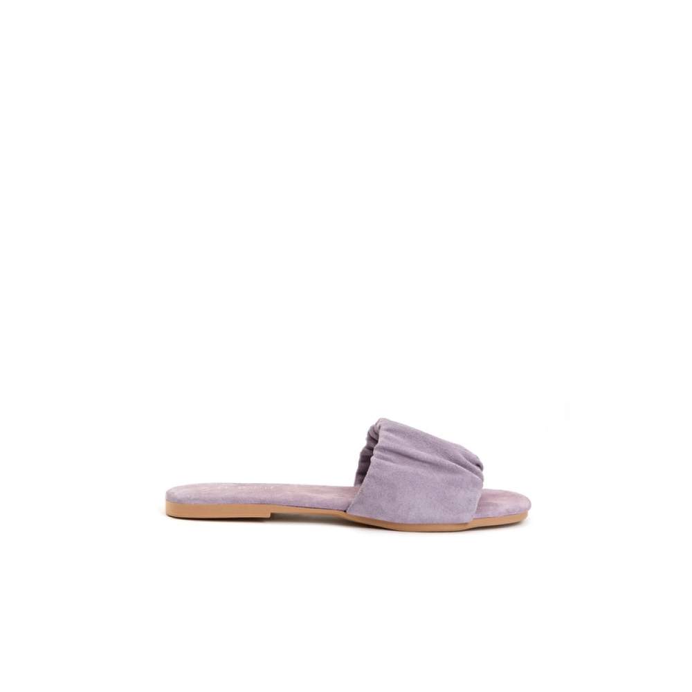 Lilac Women's Suede Slippers