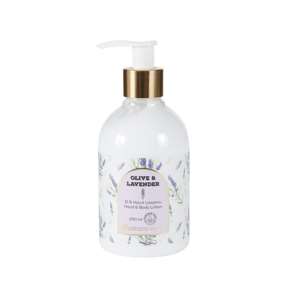 Karaca Home Cicek Olive Lavender Hand and Body Lotion 250 ml