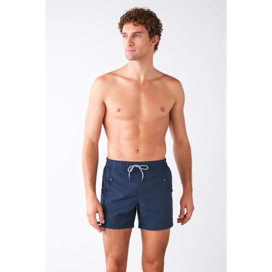 Northern Marina Theme Buttoned Shorts