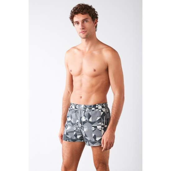 Hazard Geometric Pattern Shorts