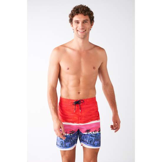 Ephesus City Patterned Shorts