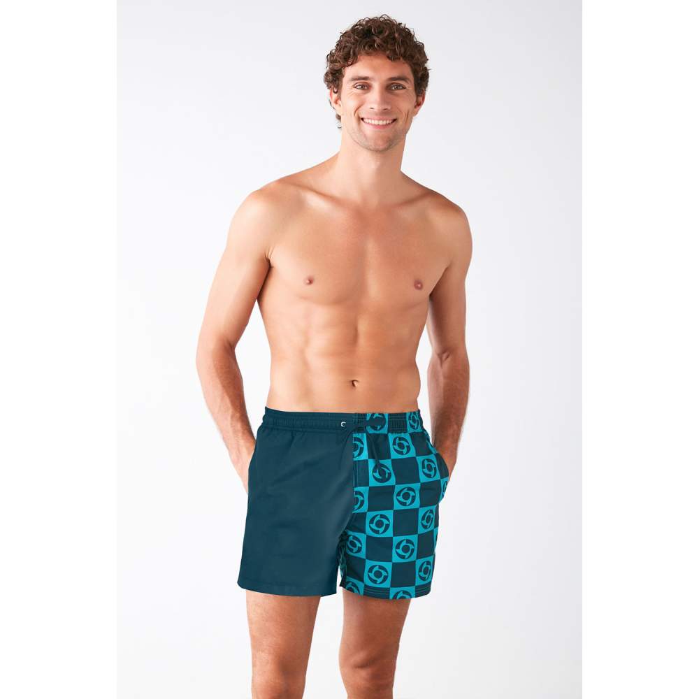 Beri Single Paw Patterned Shorts