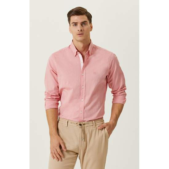 Pink Long Sleeve Shirt