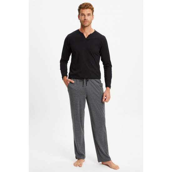 Luciano Mens Cotton Pajamas with Pockets