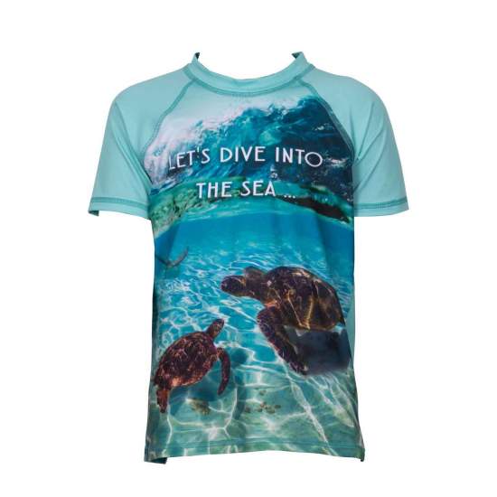 Dive UV Protected Short Sleeve Kids Swimwear