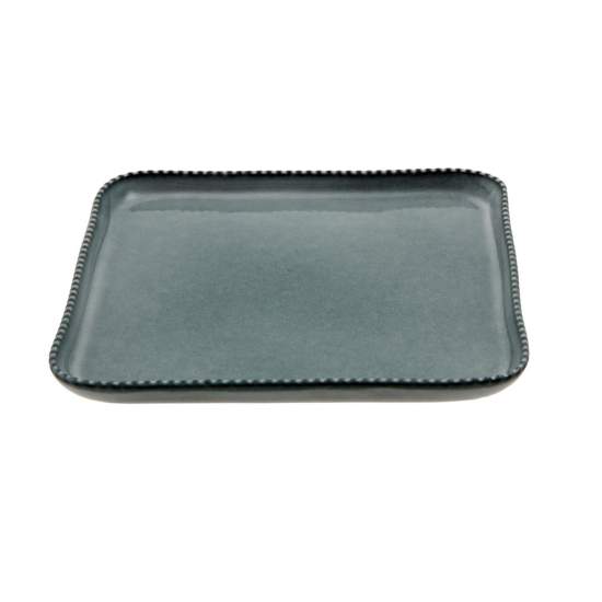 Jumbo Twin Blue Square Plate 20 cm