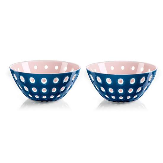 Guzzini Le Murrine 2-Piece Bowl - Blue Pink