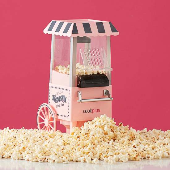 Cookplus Kitchensever Pink Popcorn Popcorn Machine