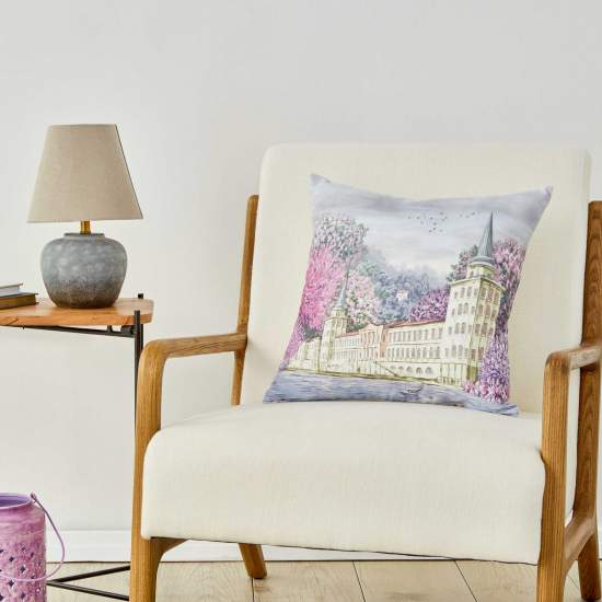 Karaca x Istanbul Collection Hisar Combination Patterned Cushion 45x45 cm