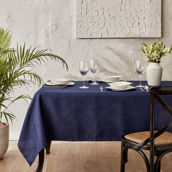 Karaca Home Walden Carefree Table Cloth Navy Blue