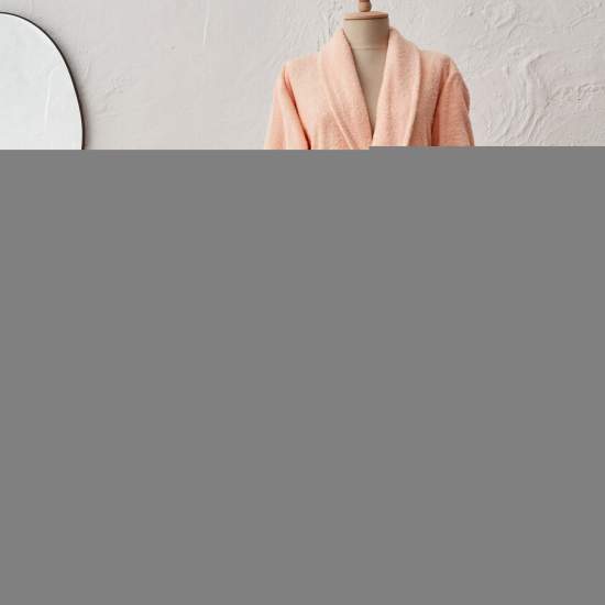 Karaca Home Judi 100% Cotton Bathrobe L/XL Blush