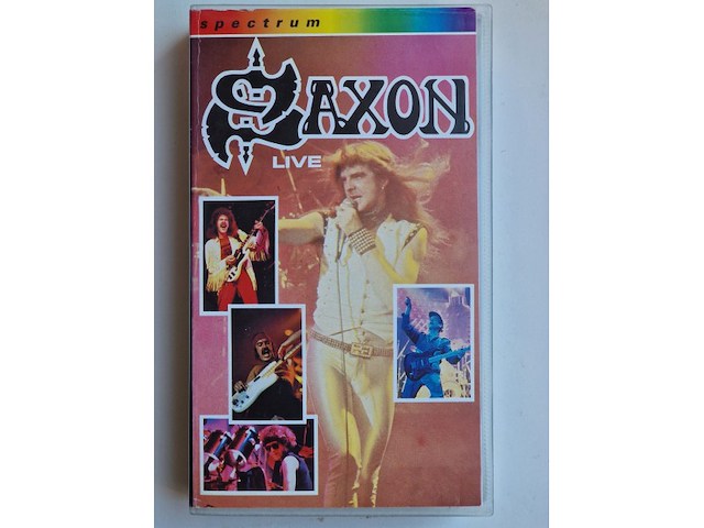 Saxon Live 1983 Original VHS heavy metal