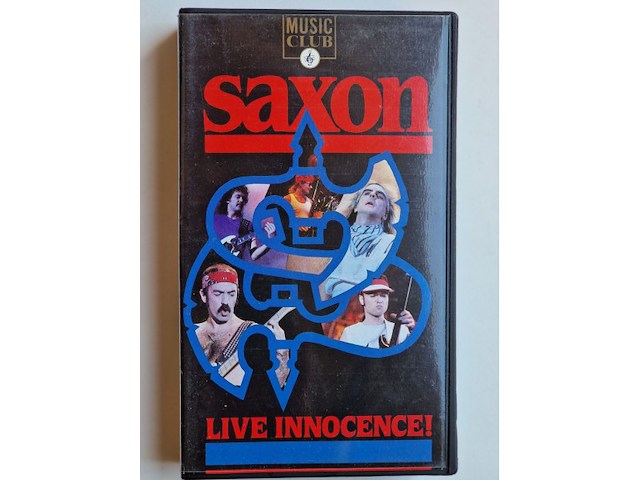 Saxon live innocence! 1989 original VHS heavy metal