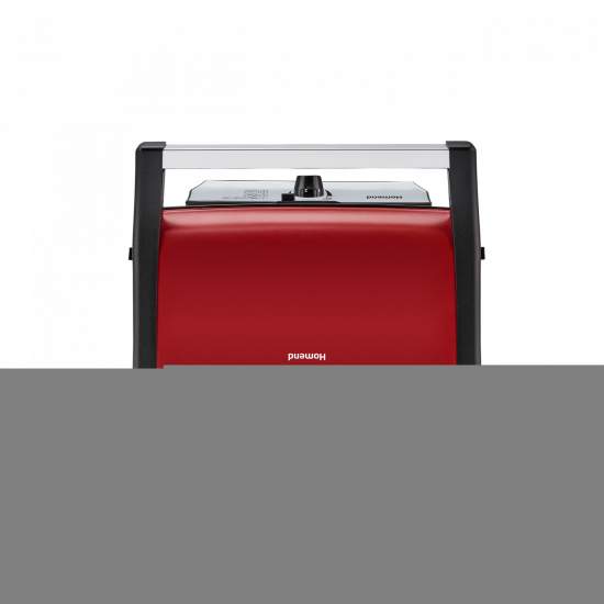 Homend ToastBuster 1382H Red Silver Toaster