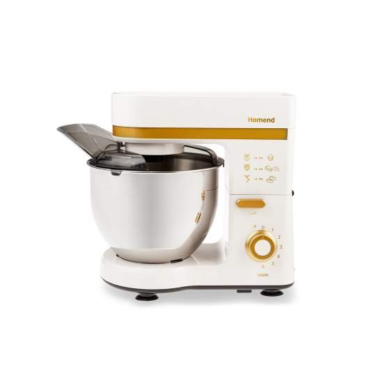 Homend Profashion 3060h Stand Mixer Cream Gold Kitchen Chef 1500W 5 Lt