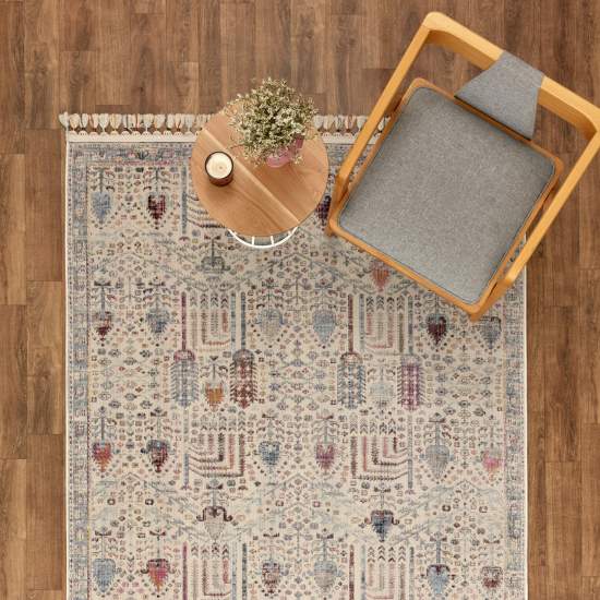Cashmere Carpet 7/24 Rug and Jute Hyacinth 120x180 cm
