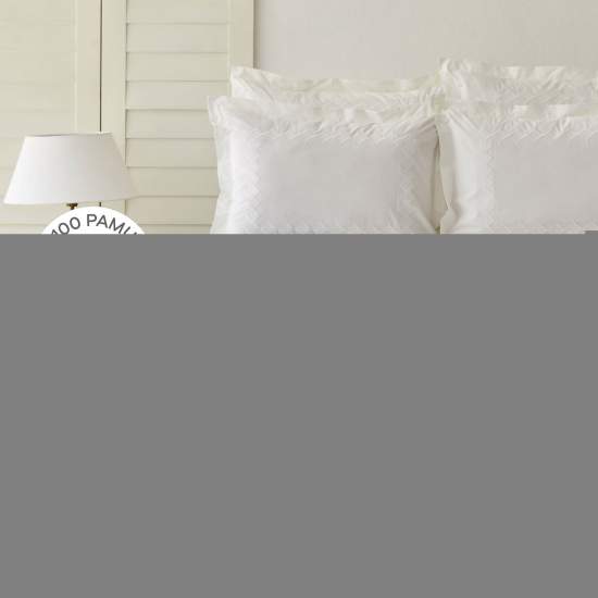 Karaca Home White Collection Marigold 100% Cotton Double Duvet Cover Set