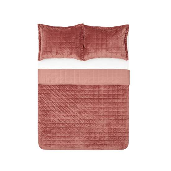 Karaca Home Noela Double Quilted Bedspread Blush
