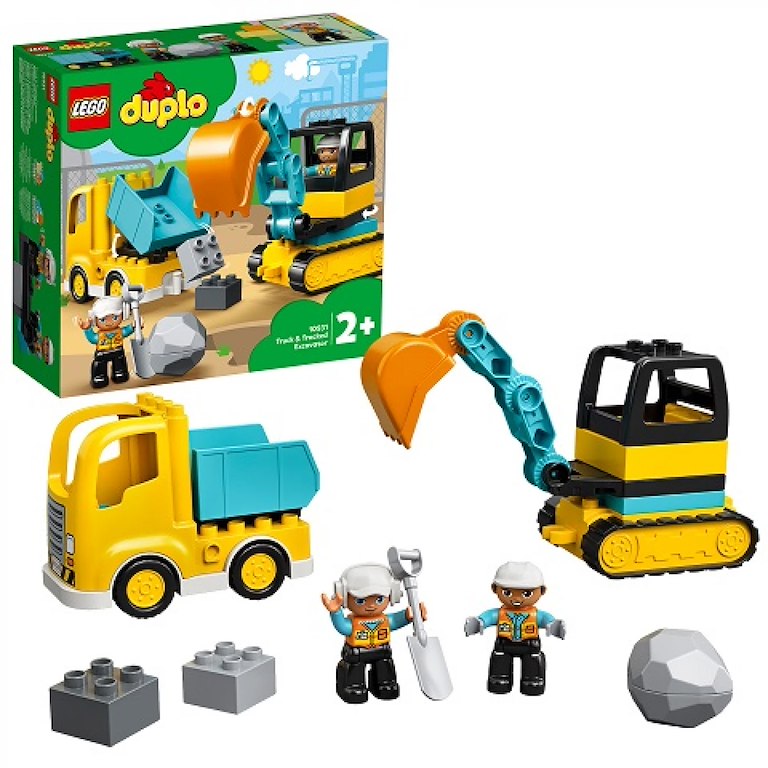 LEGO DUPLO TRUCK TRACKED EXCAVATOR