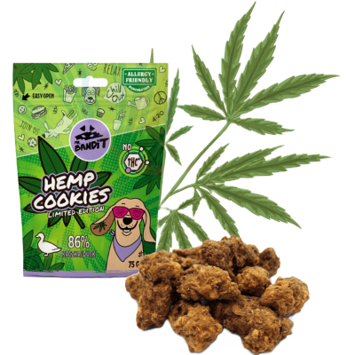 MR BANDIT HEMP COOKIES 75G DUCK- PAČETINA