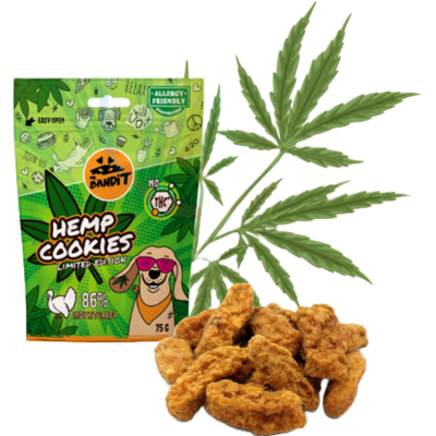 MR BANDIT HEMP COOKIES 75G TURKEY - ĆURETINA