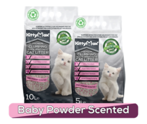 Kitty Max posip za mačke - Baby Powder