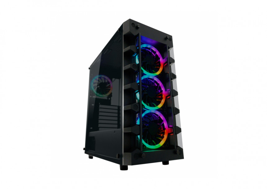 TOWER LC Power Gaming 709B-ON Solar_System_X HD Audio 2xUSB3.0 4xARGB 120mm case fans