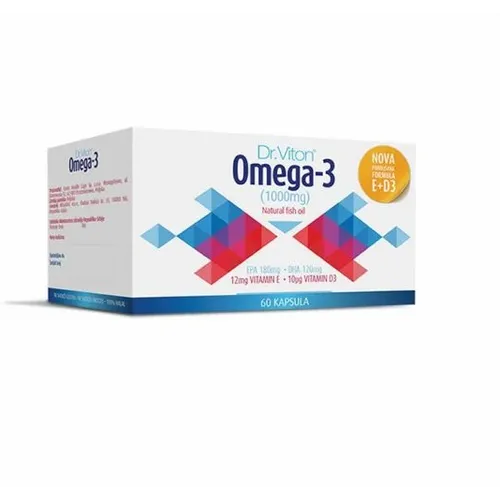 Dr. Viton Omega 3 (Vitamin E + D3) 60 kapsula