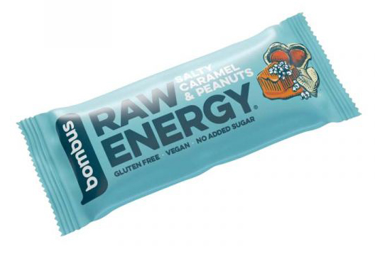 Raw Energy slana karamela i kikiriki 15 g Bombus