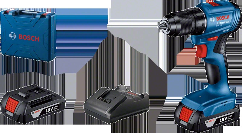 Bosch GSR 185-Li akumulatorska bušilica - odvrtač; 18V; 2x2,0 Ah + kofer (06019K3000)ID EK000547459